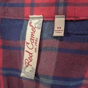 Red Camel | Tops | Red Camel Nwt Plaid Shirt | Poshmark